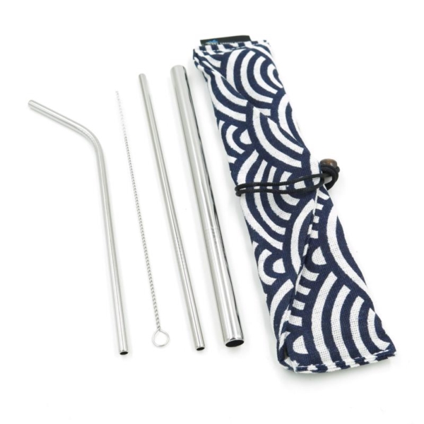 Customised Stainless Steel Metal Straw Set with Pouch Singapore